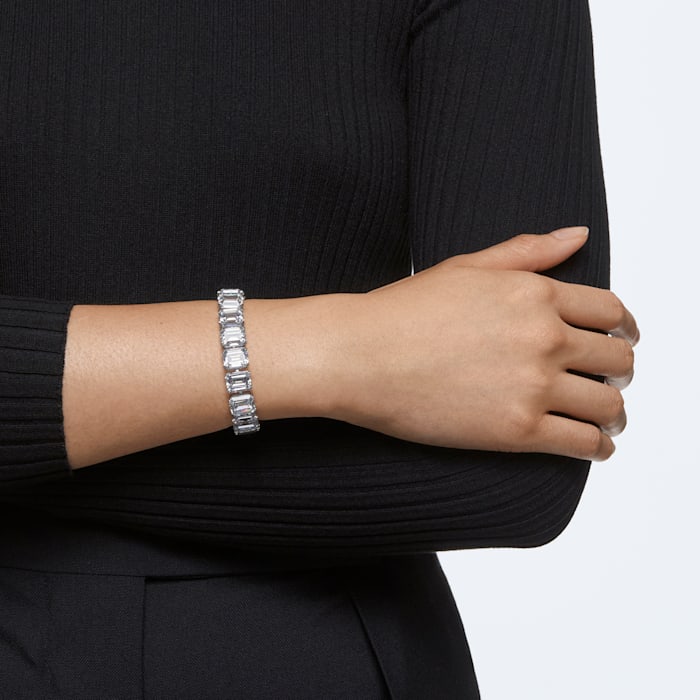 Swarovski Millenia Armband Kristalle mit Oktagon-Schliff, Weiss ...